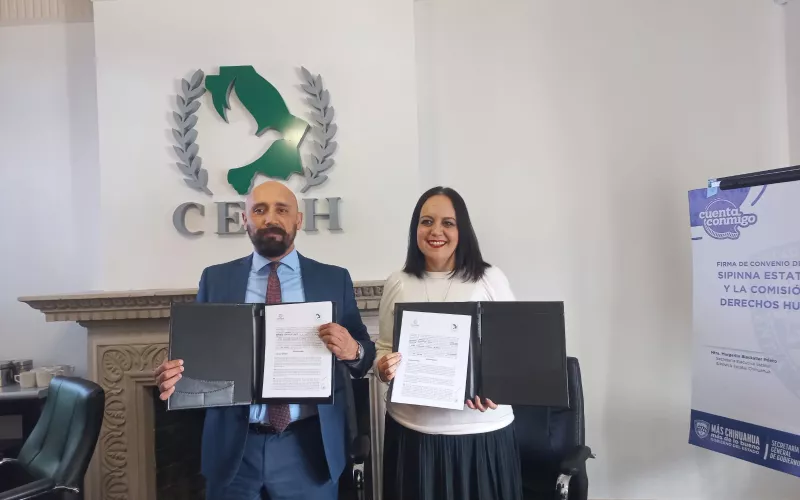 Firman convenio de colaboración Sipinna y CEDH para fortalecer la protección de los derechos de ...